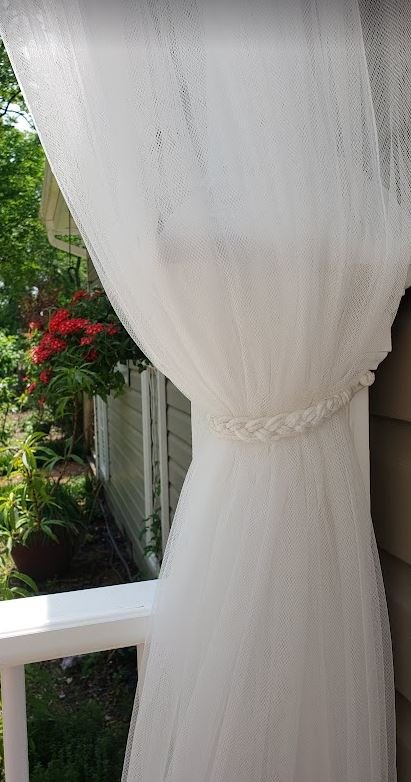 DIY Curtain Tie Backs | So Easily Distracted