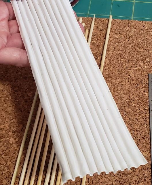 How To Pleat Dollhouse Miniature Curtains By Hand | So Easily Distracted